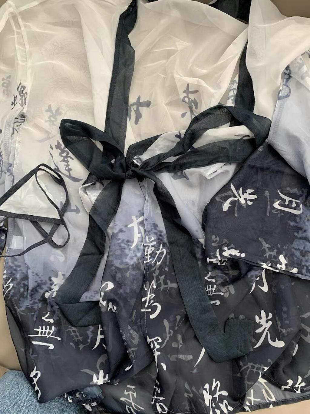 Yomorio Sexy Kimono Robes Asian Cosplay Lingerie Chinese Character ...