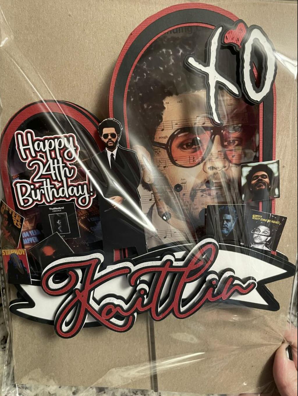 The Weeknd Cake Topper – Yoryina Creations