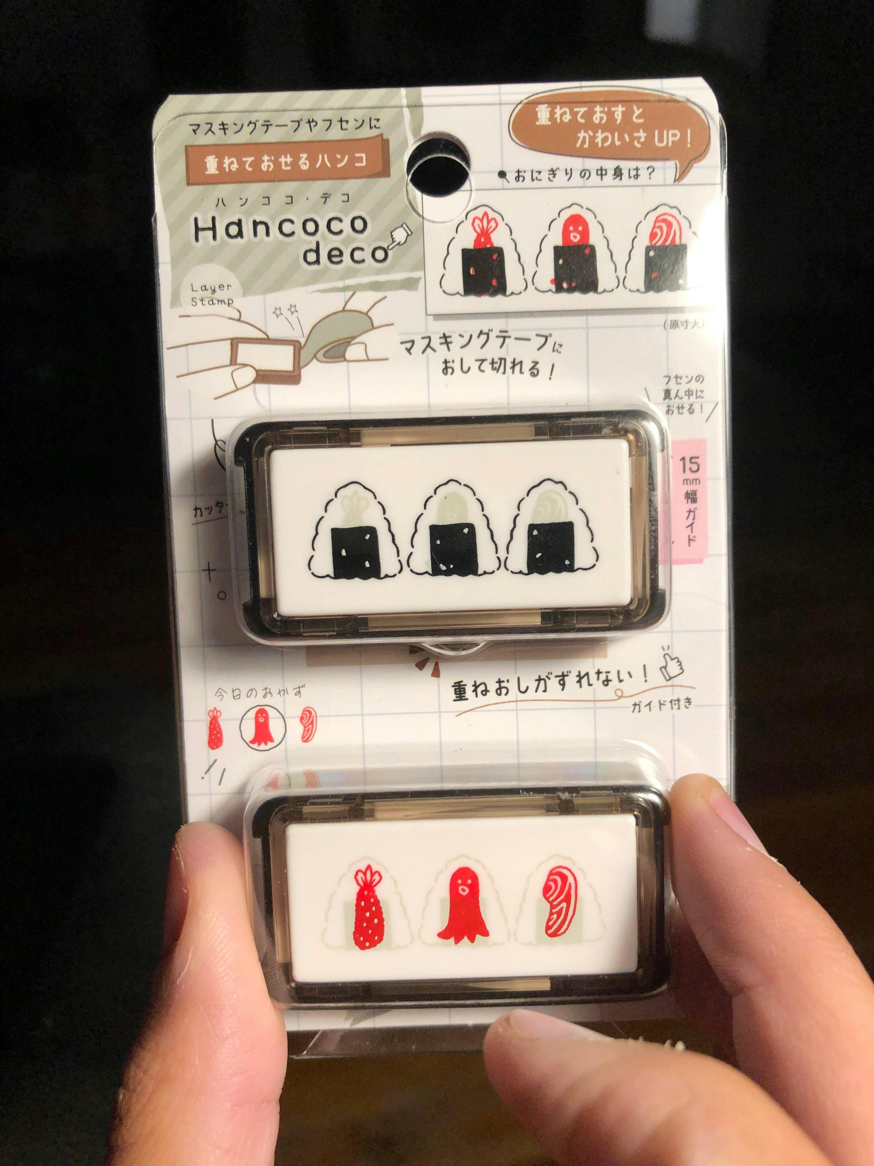 Kutsuwa Hancoco Deco Stamp – Yoseka Stationery