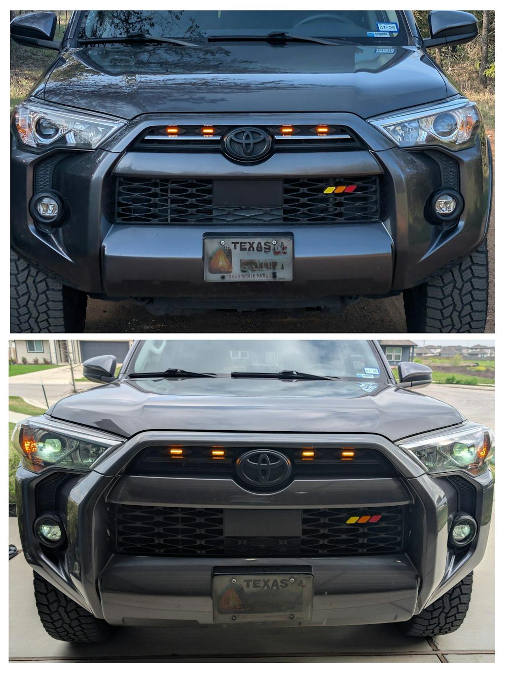 Grille Bar Blackout Overlay Kit 4Runner (2020-2024)