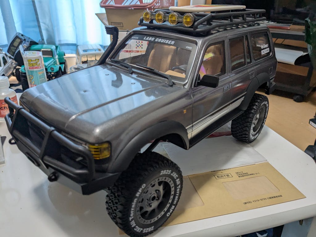 JXC 1:12 ランドクルーザー LC80 ラジコン 4WD クローラー オフロード RCカー 技適認証済み RTR – YOYOHOBBY