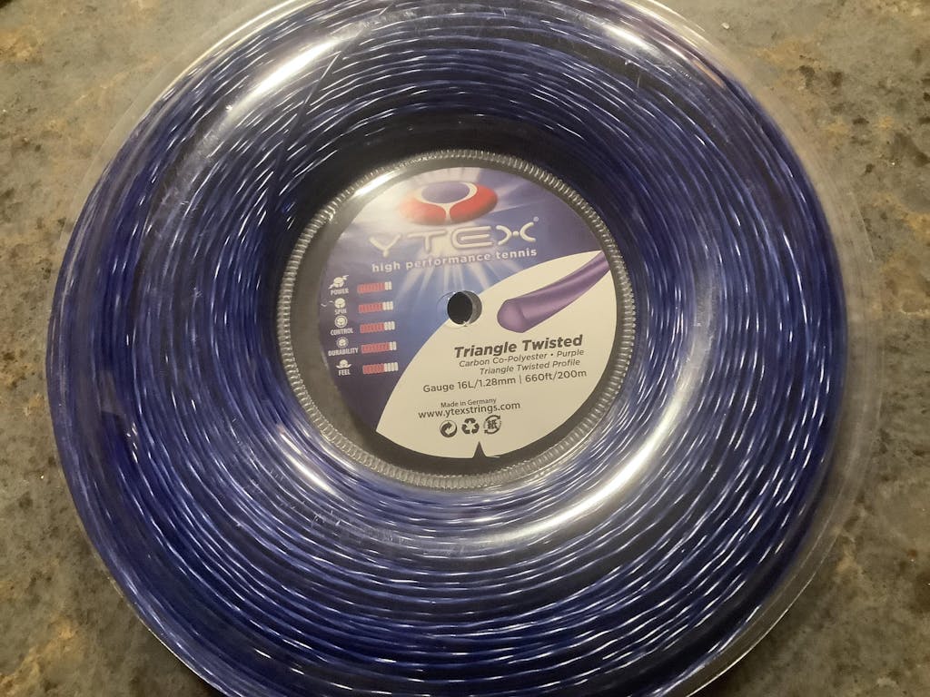 Triangle Twisted Purple Set - Co-Poly | YTEX Tennis Strings – ytexstrings