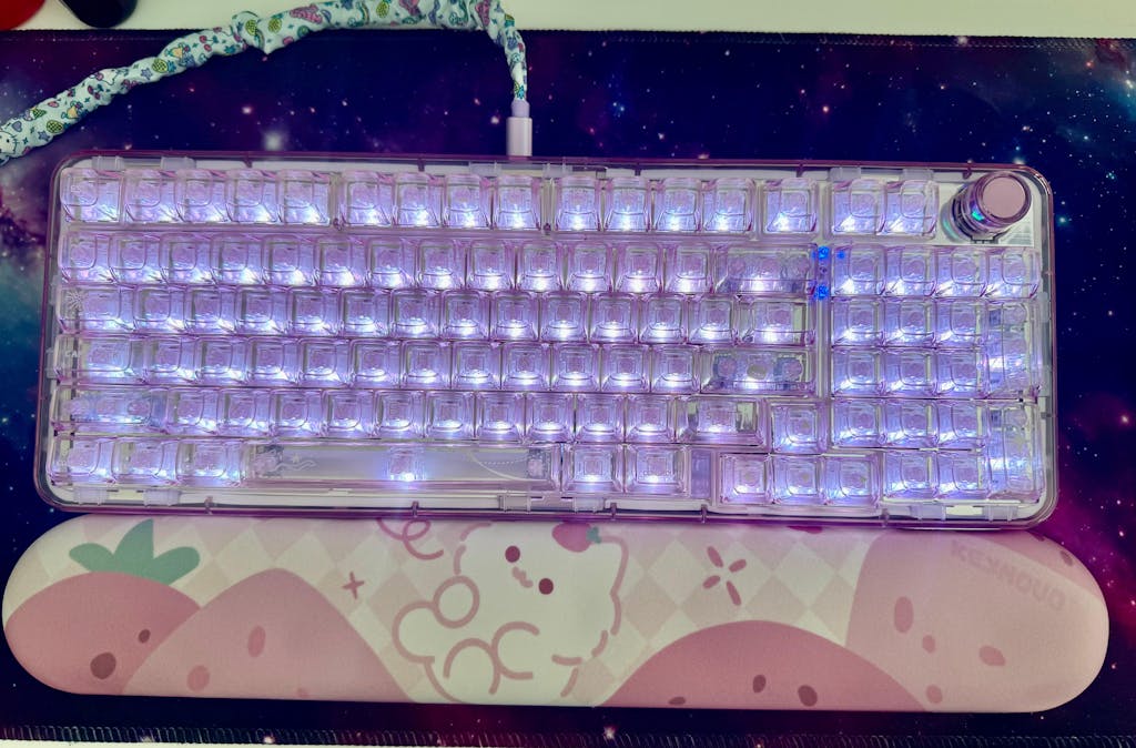YUNZII X98 Transparent QMK/VIA Mechanical Keyboard – YUNZII KEYBOARD