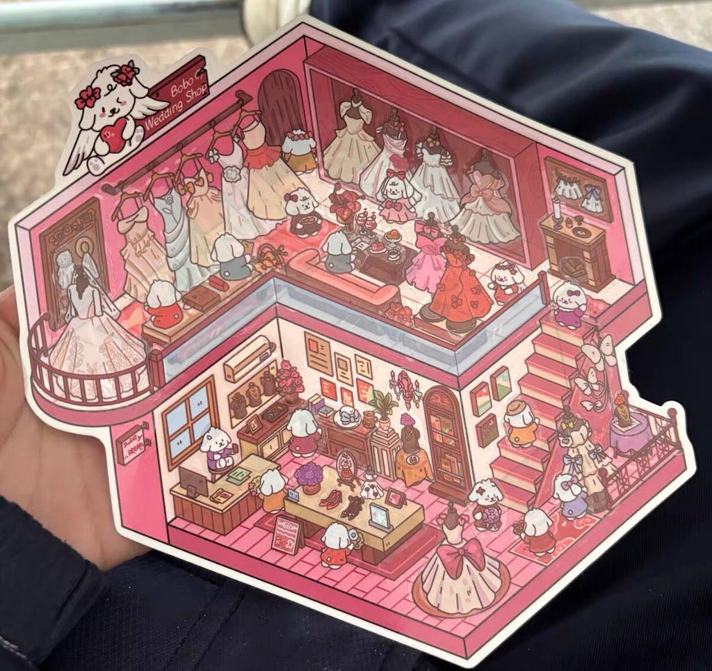 Scene Garden Series 1.0 | Sticker Scene, 3D Miniature Scene Stickers ...