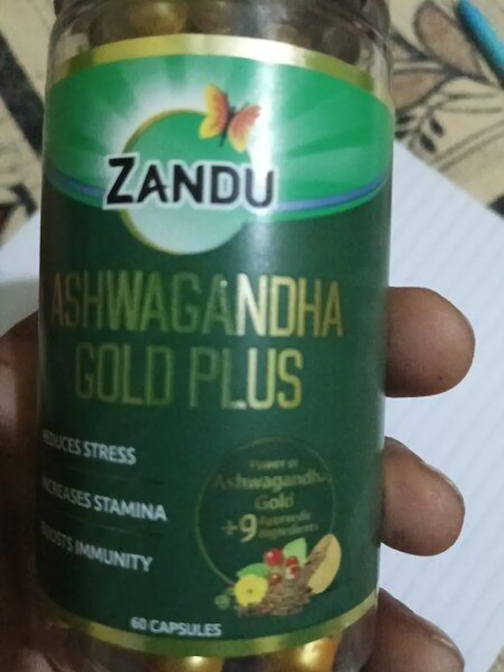 Ashwagandha Gold Plus Capsules with 24K Gold (60 Caps)