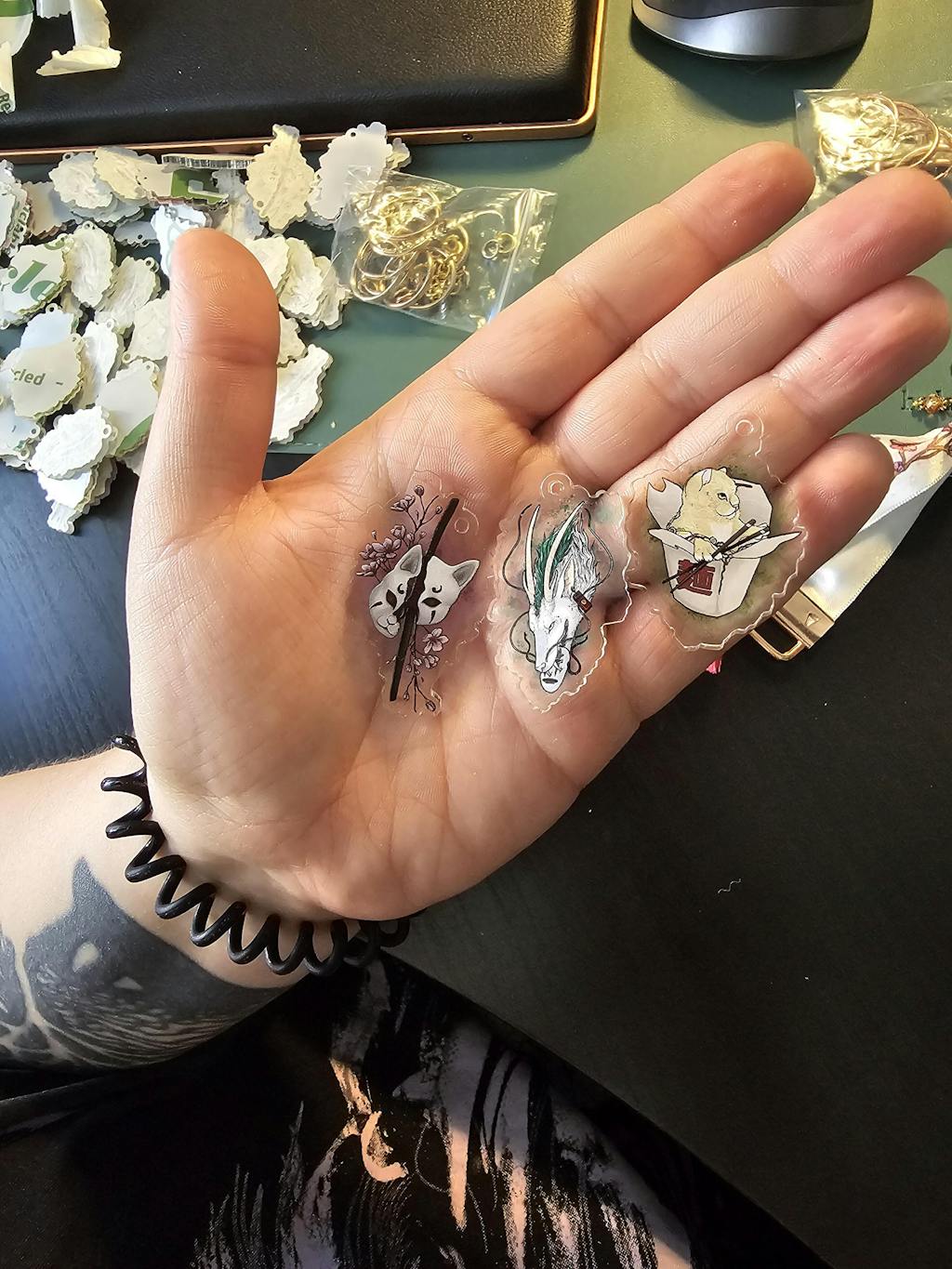 Printed Clear Acrylic Charms | Zap Creatives | Custom Charms – Zap ...