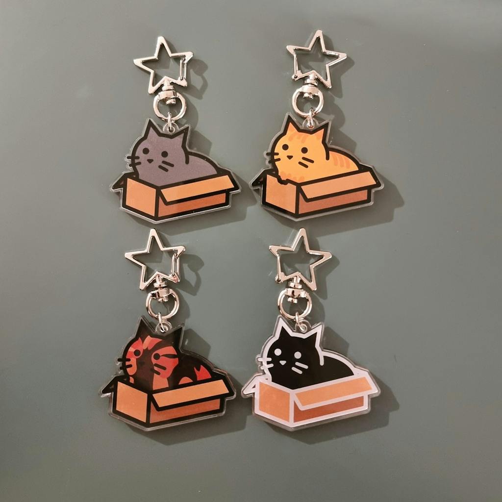 Double Layered Acrylic Keychains | Zap! Creatives | Custom Keyrings