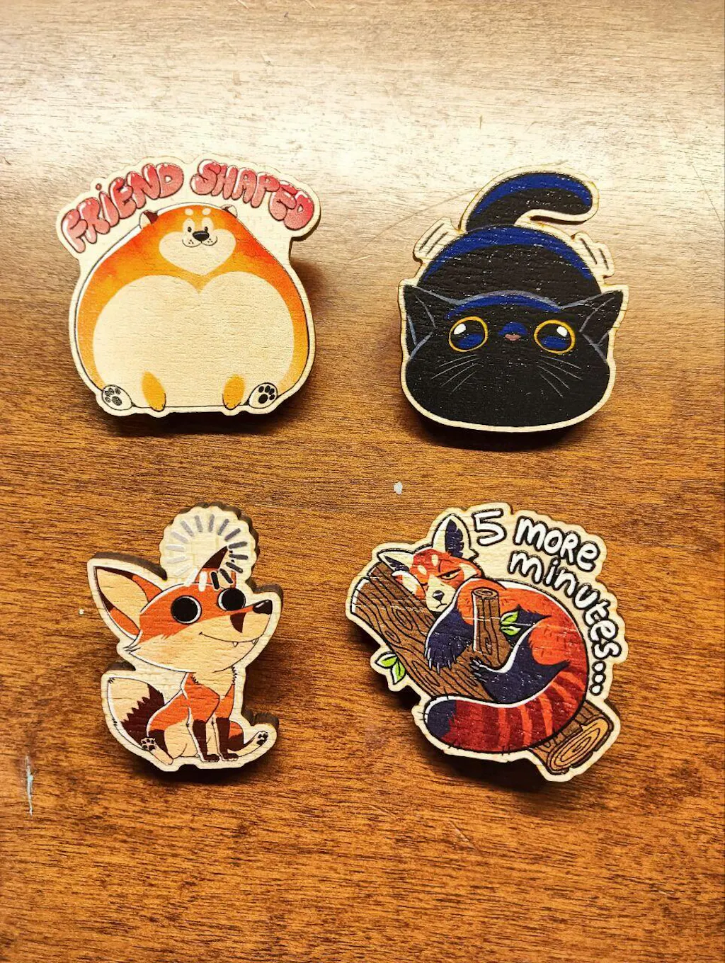 Wooden Pin Badges | Zap! Creatives | Custom Pins