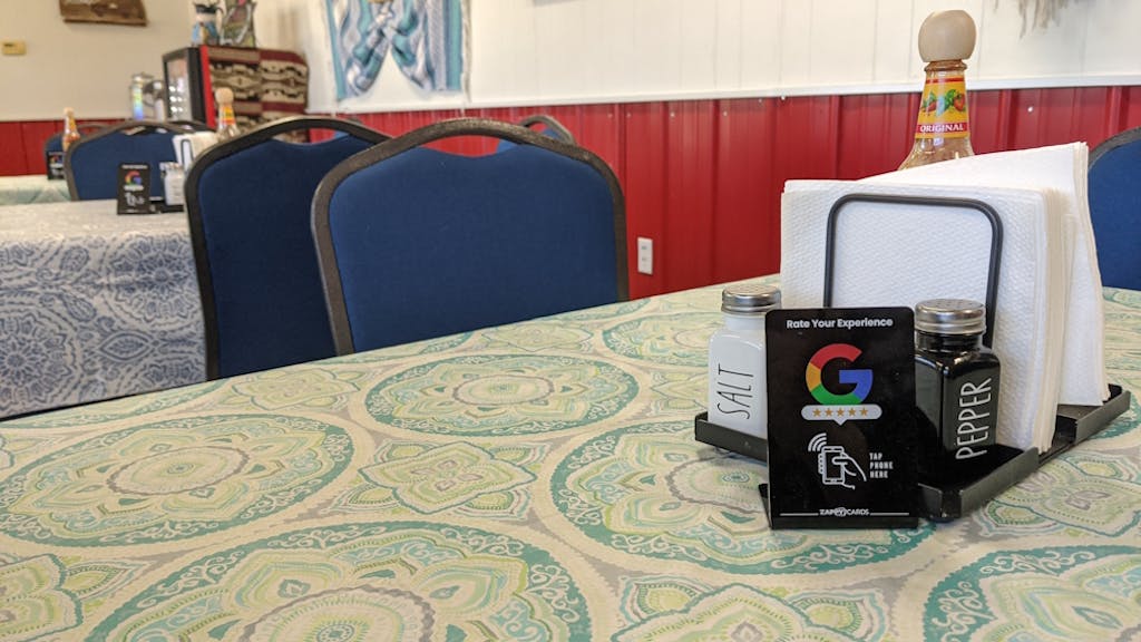 ZappyCards NFC Google Review Stand Touch Review Device