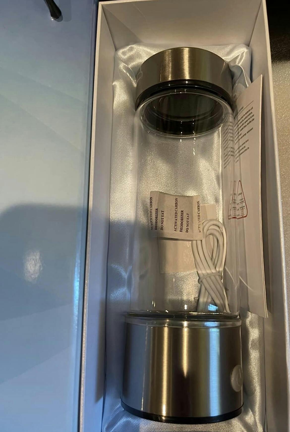 450ml Hydrogen Water Bottle | Structured Water – ZAXOZ