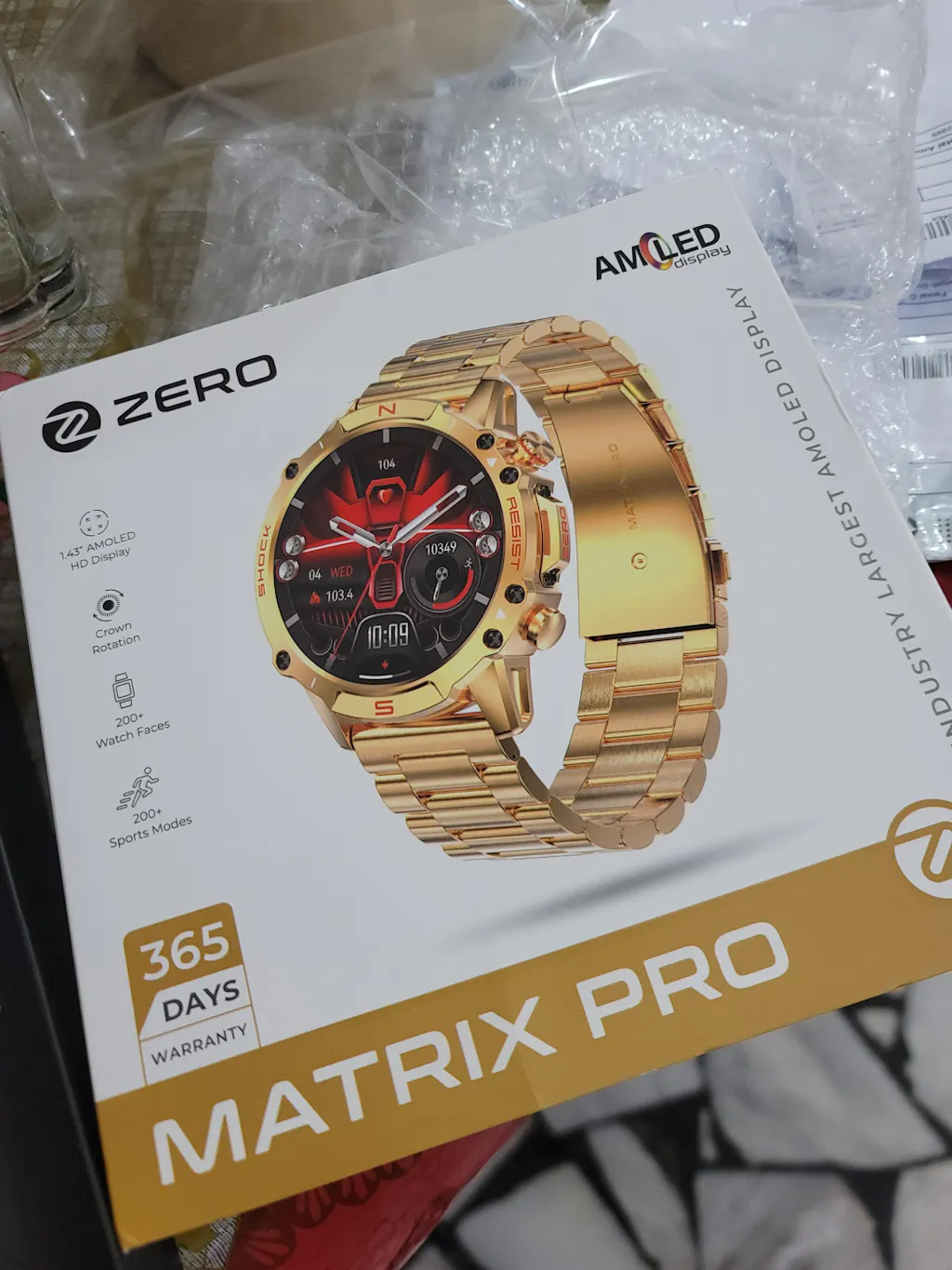 Matrix AMOLED Smart Watch Price in Pakistan | Zero Lifestyle
