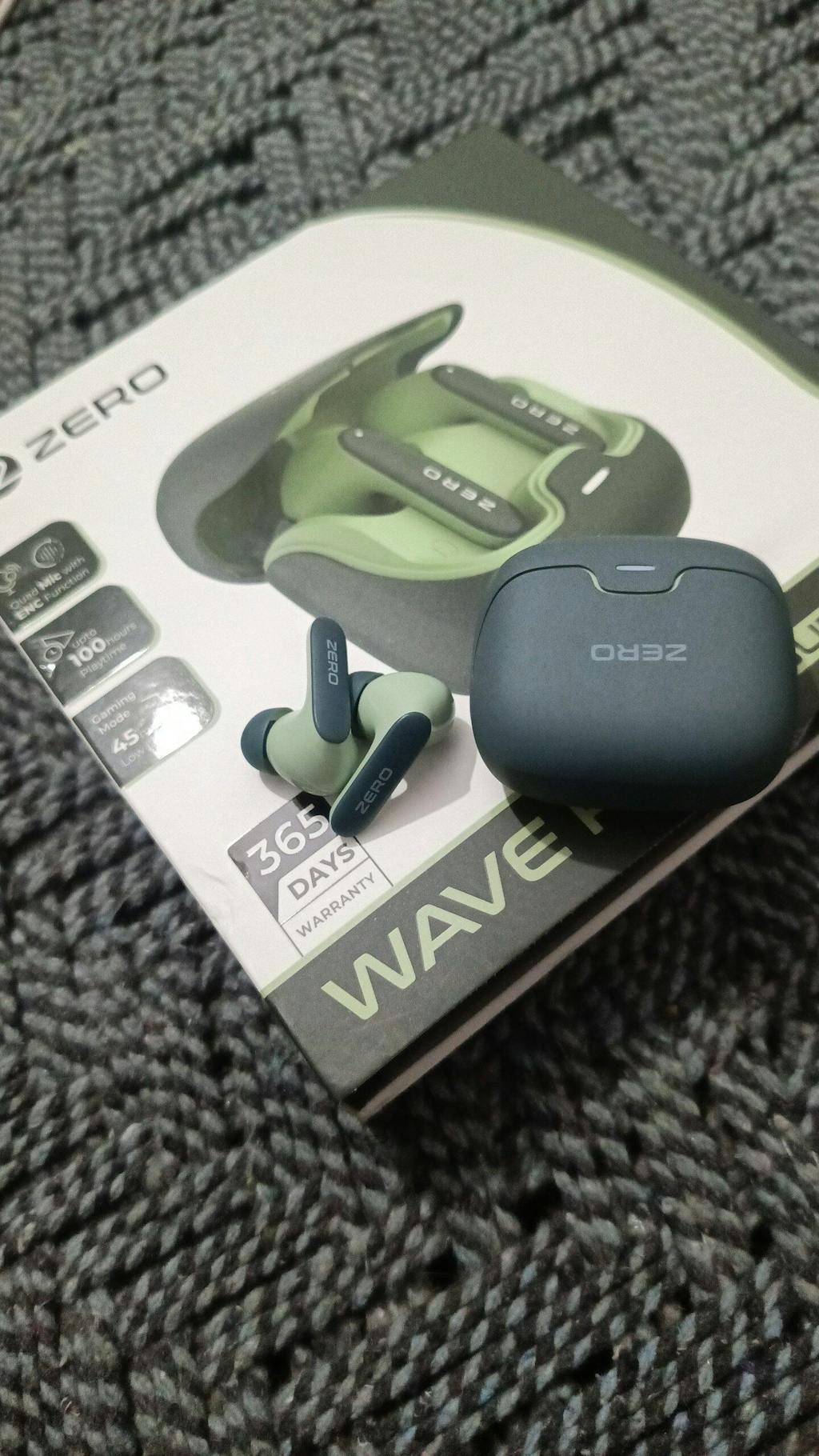 ZBuds WAVE Pro Earbuds | Quad Mic ENC, Big Bass, Low Latency | Zero Lifestyle