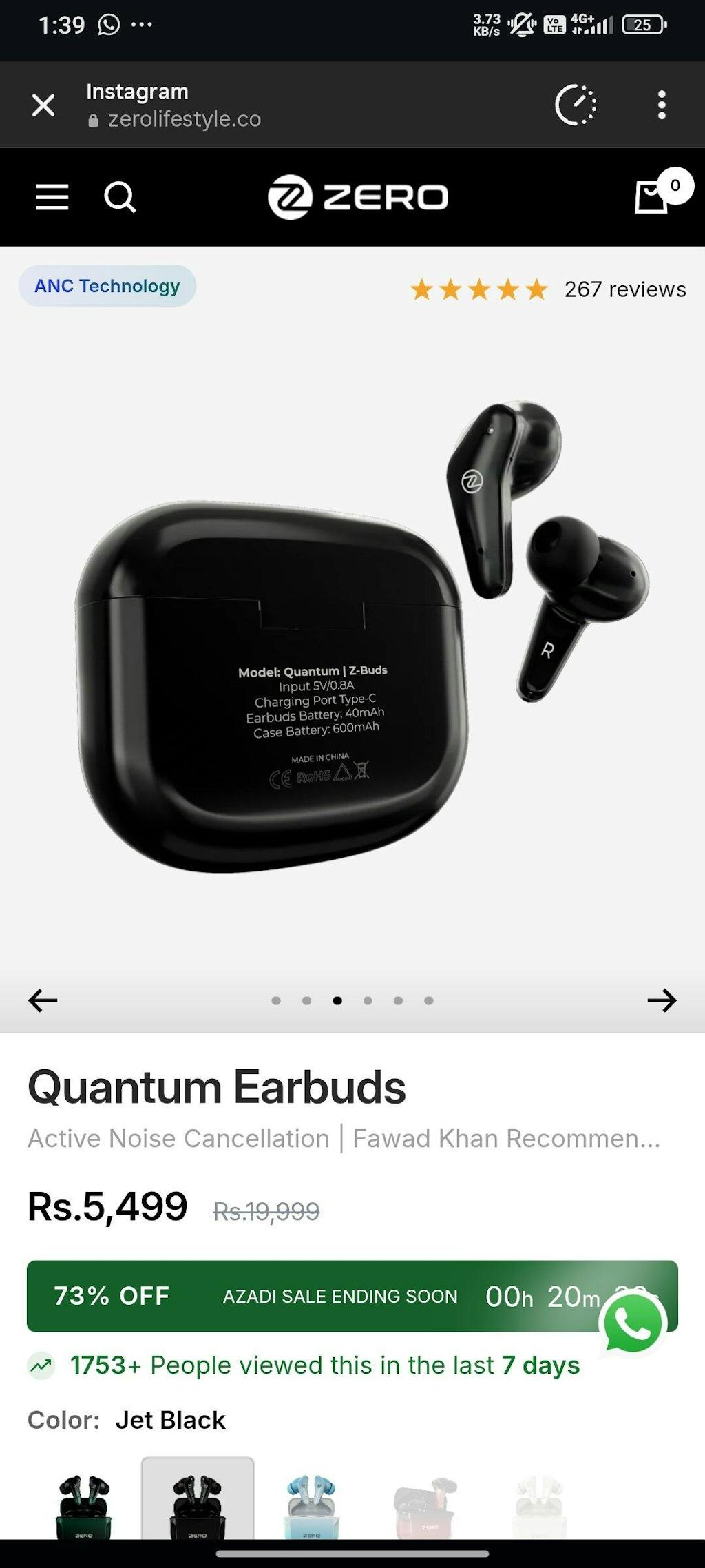 Quantum ZBuds | Zero Lifestyle