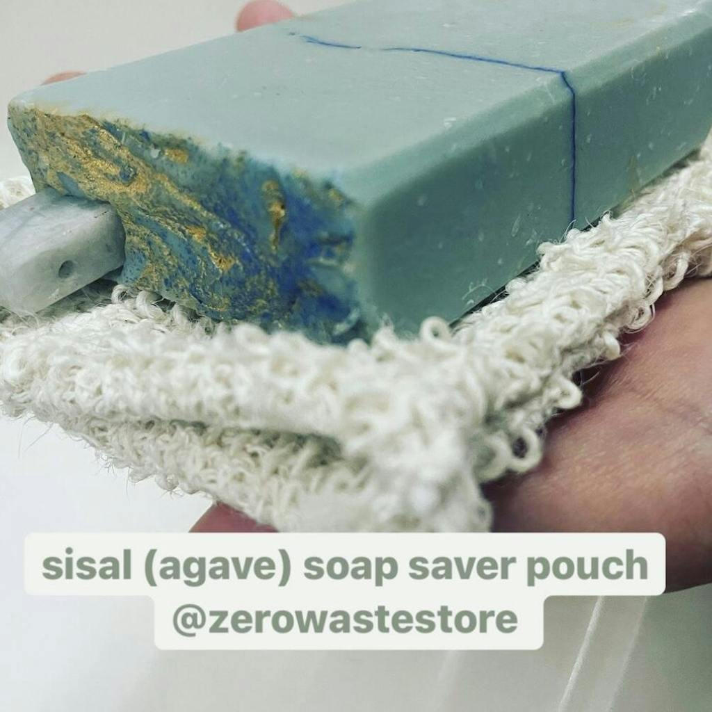 Soap Saver Bag - Agave Soap Saver Bag - ZWS Essentials – ZeroWasteStore.com