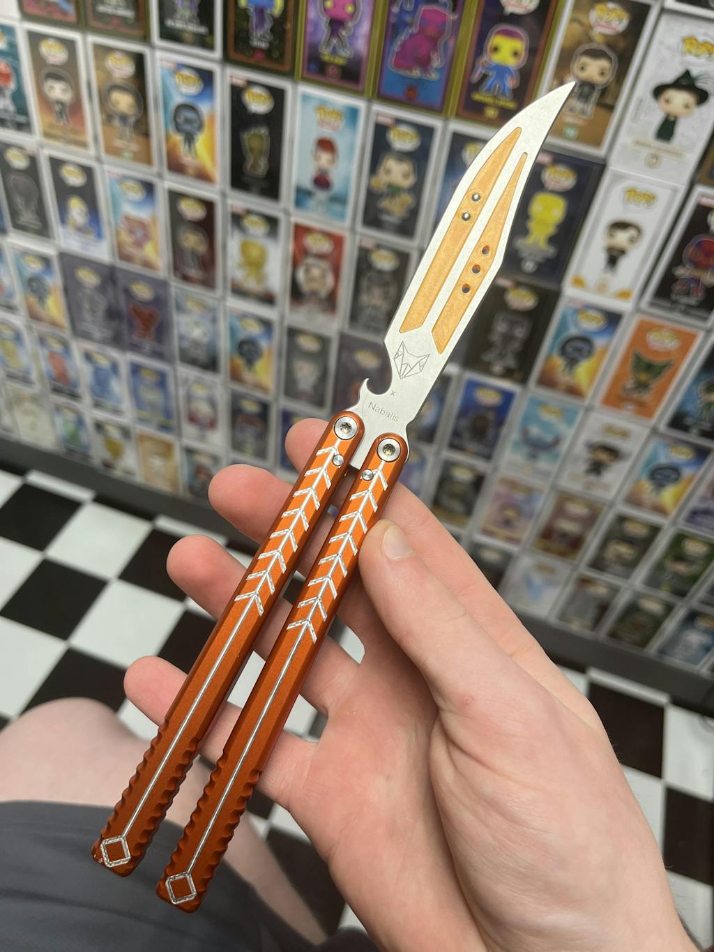 Balance Insert Mod for Nabalis Vulp – Zippy Balisong LLC
