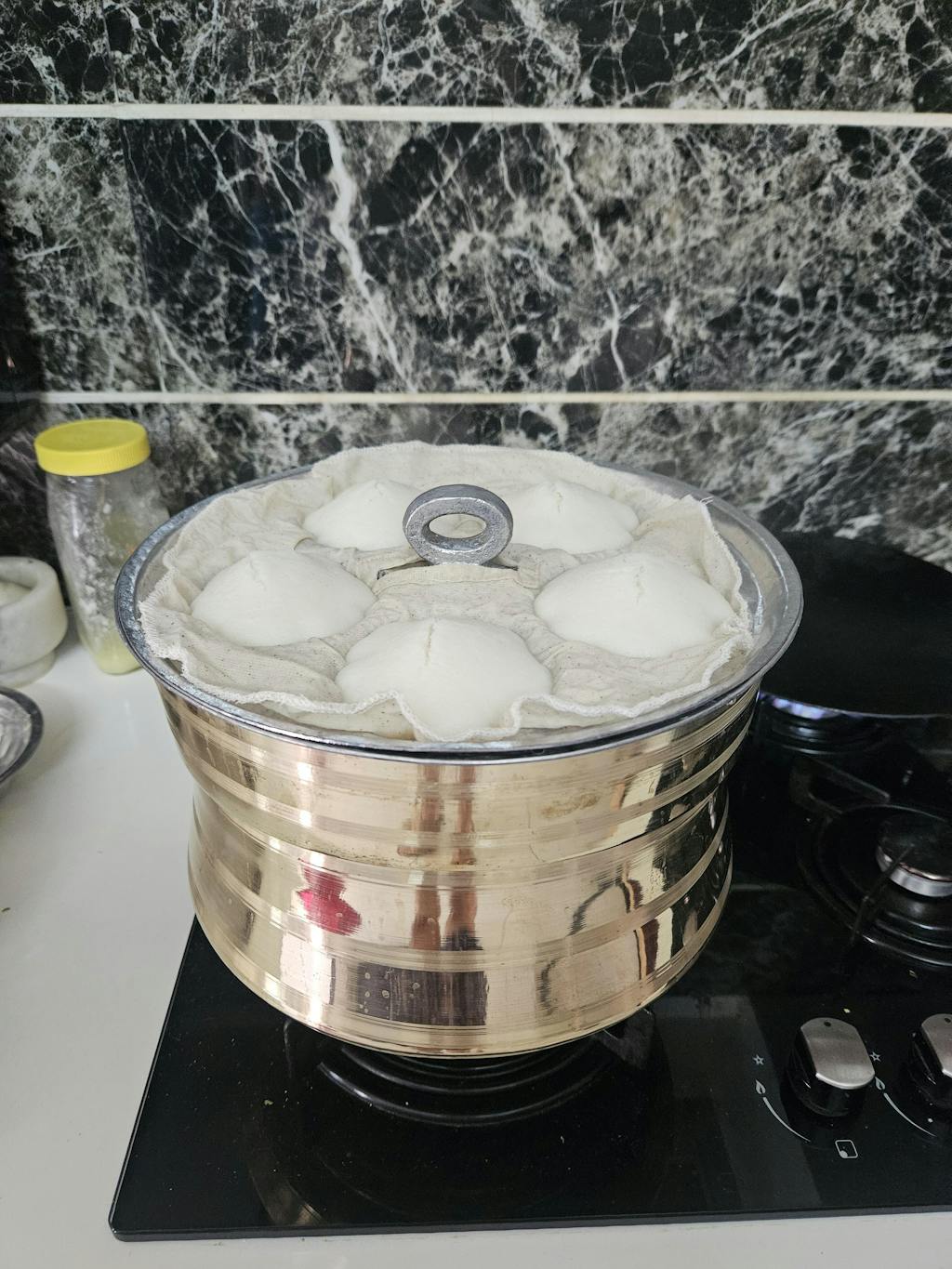 Traditional Brass Idli Pathram (Cooker/Maker/Steamer) Polished | Zishta