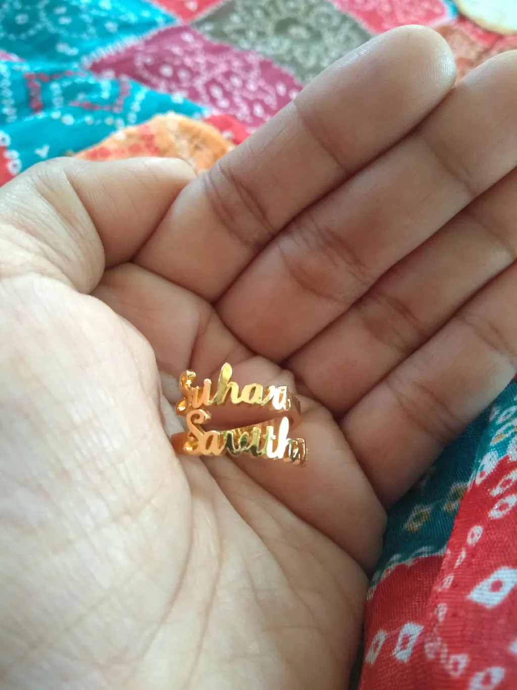 Customize Gold Name Ring – Zivi Fashion