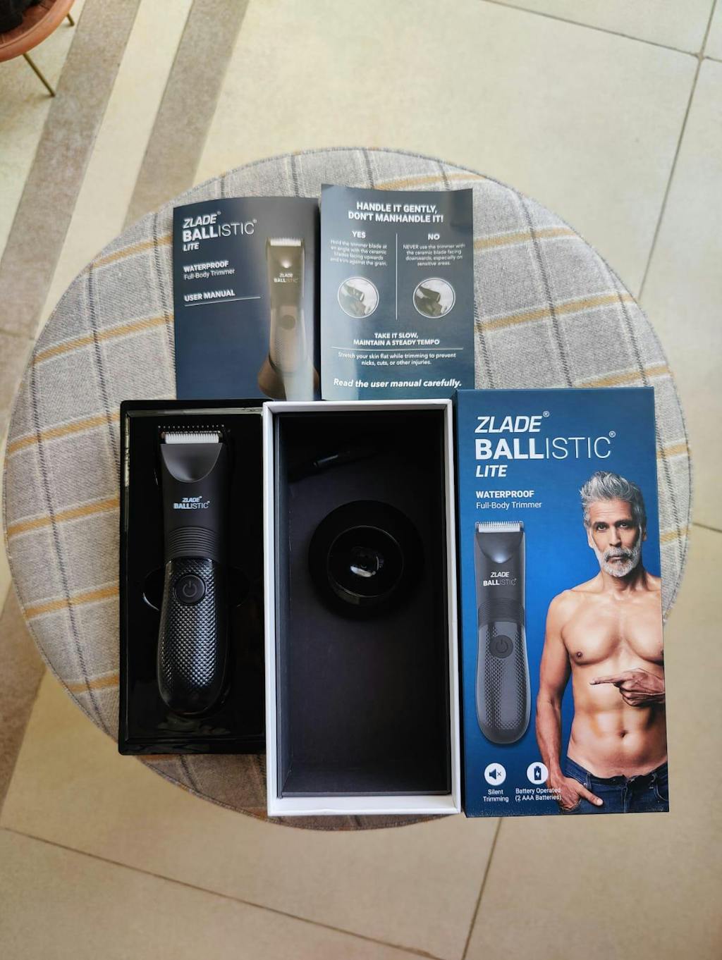 Zlade Ballistic LITE Full-Body Trimmer - AAA Battery Powered